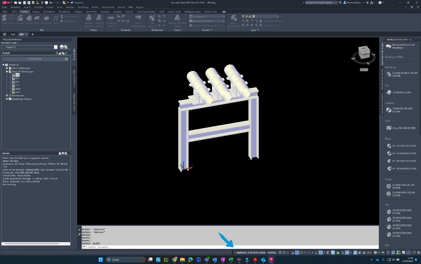 How to create your own tool palettes in Plant 3D