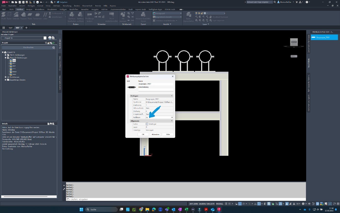 How to create your own tool palettes in Plant 3D